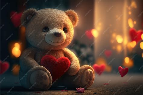 Cute Teddy Bear Love Wallpapers