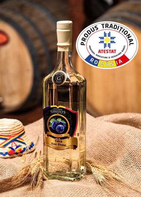 ȚuicĂ Trei Prune 32° Distileria Ghitos