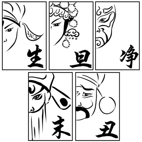 千库网生旦净末丑元素编号12075768