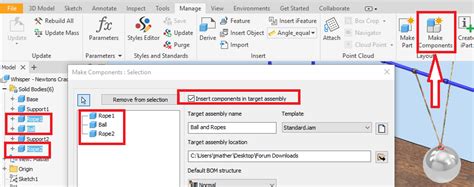 Solved Constrain For Newtons Cradle Problem Solving Autodesk Community