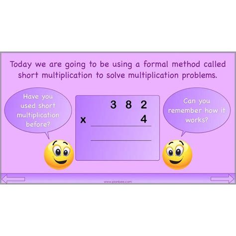 Formal Multiplication Multiplication And Division Year 5 Maths — Planbee