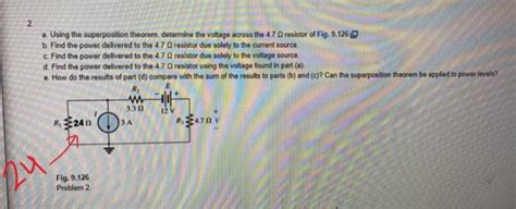 A Using The Superposition Theorem Determine The Chegg