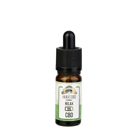Huile De CBD Greeneo Relax Disponible Sur Planete Sfactory