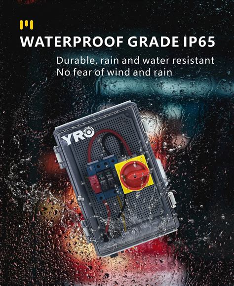 Pv Strings Dc Combiner Box 1000v For Solar Panel With Dc Isolator Switch Hot Sale For Solar Pv