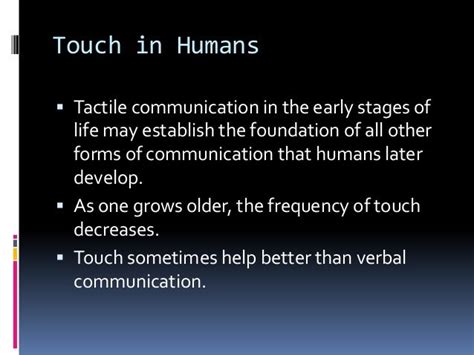 Haptics Non Verbal Communication