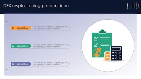 Dex Crypto Trading Protocol Icon Ppt Template