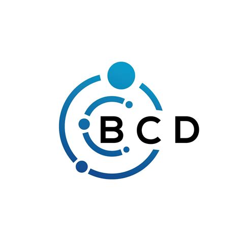 Bcd Letter Logo Design On Black Background Bcd Creative Initials