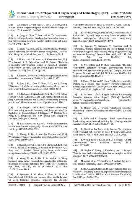 An Automated Severity Classification Model For Diabetic Retinopathy Pdf