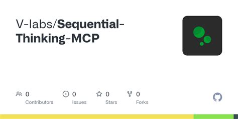 Github V Labs Sequential Thinking Mcp