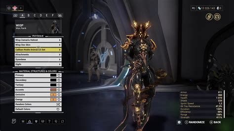 Warframe 6 Skins Wisp Fashion Frame Youtube