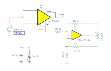 Diff Amp Cmrr Trim Blog The Circuit Design Blog