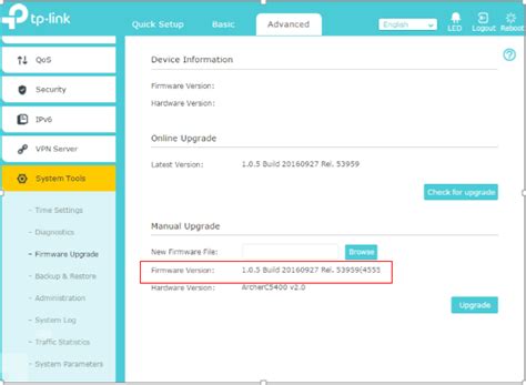 How To Find The Hardware And Firmware Version Of My TP Link Device