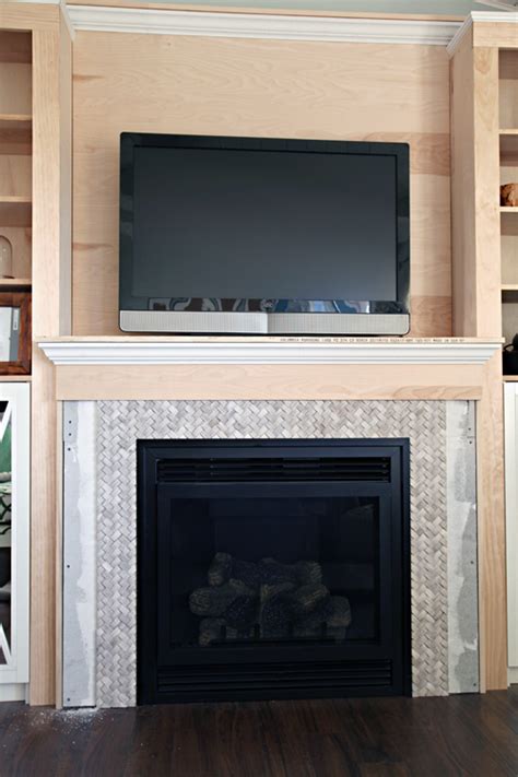 IHeart Organizing DIY Fireplace Built In Tutorial