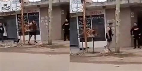 Atrapó Al Ladrón Que Le Robó Su Bicicleta Lo Golpeó Y Tiró A Un