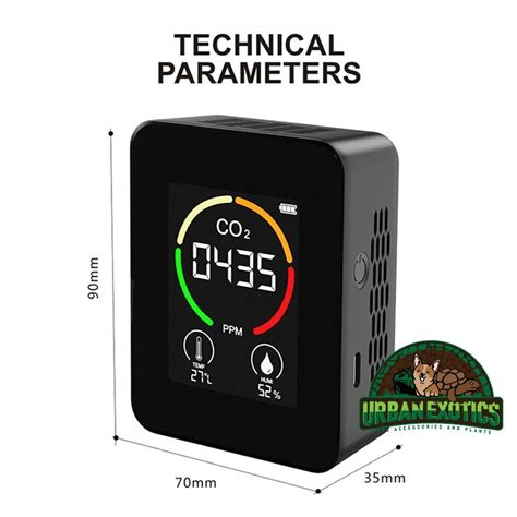 Portable Digital Co2 Detector Temperature Hygrometer Furniture And Home