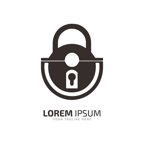 Premium Vector Minimal And Abstract Logo Of Lock Vector Lock Icon