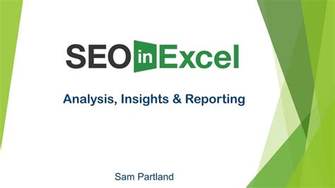 Dmss Seo Insights Analysis And Reporting Visualizing Your Seo Data Ppt
