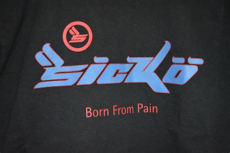 Other Ds Sicko Born From Pain Og Tee Shirt Black Blue Grailed