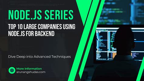 top 10 large companies using node js for backend by arunangshu das