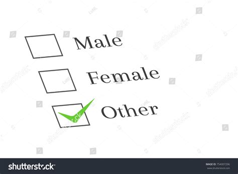 Gender Questionnaire Concept Male Female Other 스톡 벡터 로열티 프리 754007296 Shutterstock