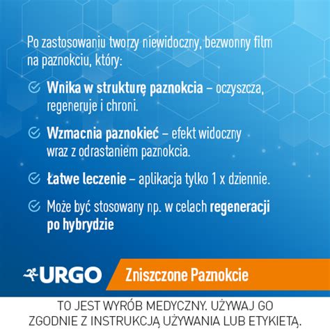 URGO Opatrunek W Płynie Na Zniszczone Paznokcie Przez Grzybicę I Urazy ml Data ważności