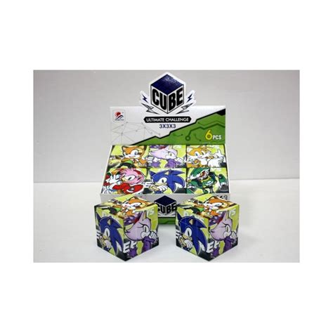 Cubo Tipo Rubick 3x3x3 Sonic X 6