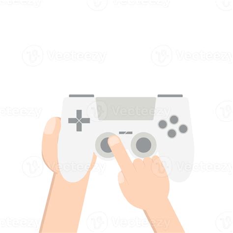 Gamer Hand Holding Joystick Game Controller Pad 13442723 Png