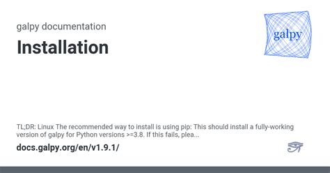 installation — galpy v1 9 1 documentation