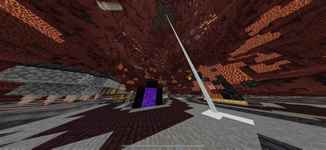 Our Huge Nether Hub Project R Beingboringonbedrock