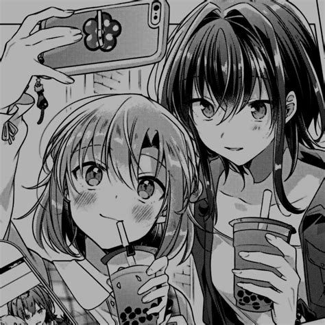 Himari And Yori In 2022 Anime Sketch Aesthetic Anime Cute Drawings