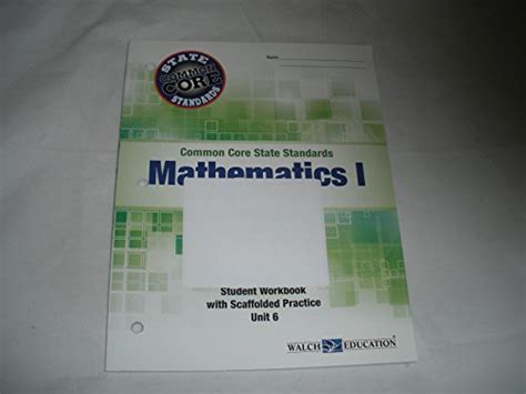 Common Core State Standards Mathematics Integrated Pathway Student Workbook