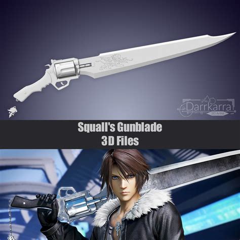 🔫 Squall Gunblade Final Fantasy Viii Fichier 3d Cosplay・ 3d File For 3d