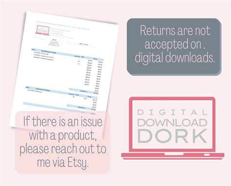 Simple Invoice Template Google Sheets Invoice Small Business Invoice Template Virtual