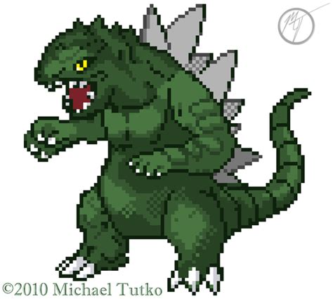 Godzilla Pokemon Sprite By Greenfalcon13 On Deviantart
