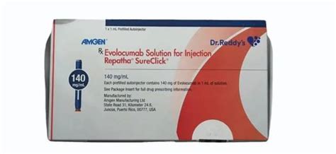 Evolocumab Solution Injection 140 At ₹ 18500piece Repatha Injection