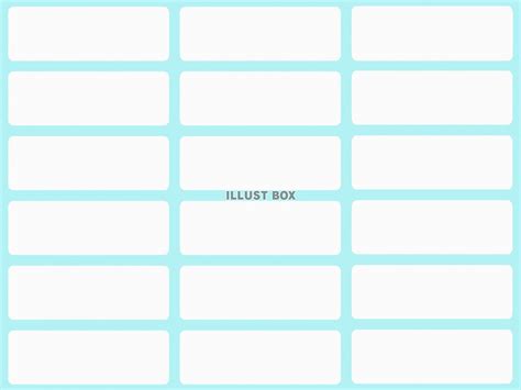 無料イラスト ラベルシール風フレーム・背景（18枚）