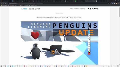 Unity Mlagents Reinforcement Learning Penguins Youtube