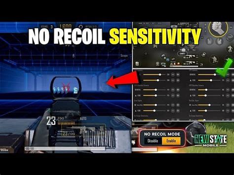 Best New State Mobile Sensitivity Settings For More Kills