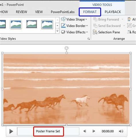 Reset Options For Videos In Powerpoint 2013 For Windows