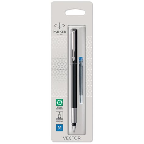 Parker Füllhalter Vector Schwarz Federbreite M Chf 14 03