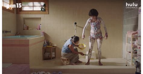 Mayas Mom Giving Her A Full Body Shave Pen15 Season 2 Trailer And