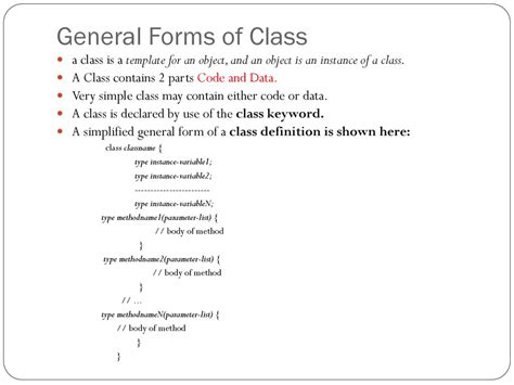 introduction to classes ppt download