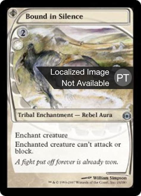 Prisioneiro Do Silêncio Bound In Silence · Future Sight Fut 20