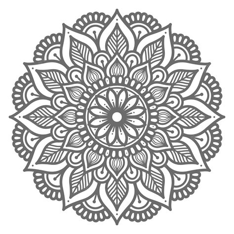 Premium Vector Line Art Mandala Mandala Drawing Mandala Tattoo Design Easy Mandala Drawing