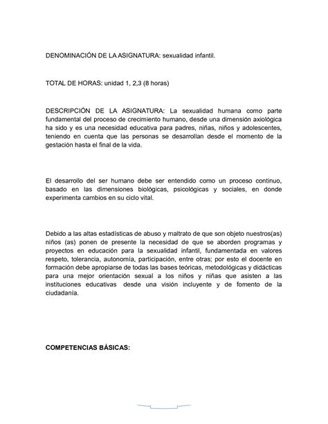 Cartilla Pedagógica Sobre Prevención Del Abuso Sexual Infantil