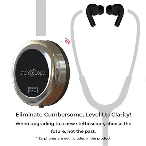 Stemoscope Pro Professional Digital Electronic Bluetooth Stethoscope Fda Cleared