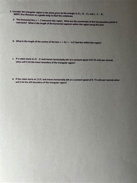 Answered Consider The Triangular Region In The Plane Given By The