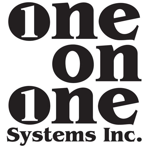 One On One Systems Logo Vector Logo Of One On One Systems Brand Free