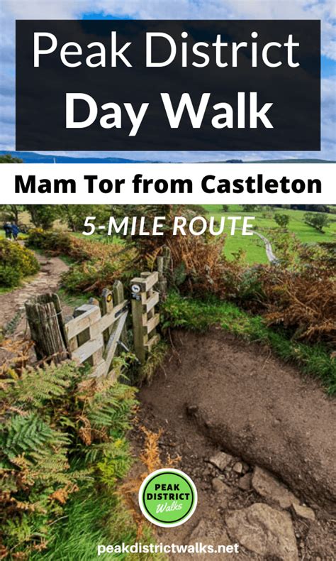 Mam Tor Short Walk From Castleton 5 Mile Route Peak District Walks