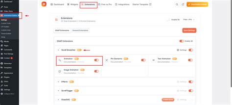 Animation Extension Documentation Animation Addons